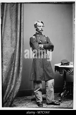Portrait of Colonel Francis E. Heath of the 19th Maine, a prominent ...