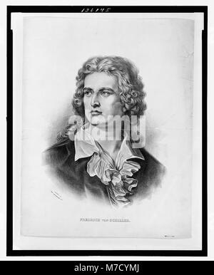 Friedrich von Schiller, portrait of the Poet, Double Statue Goethe ...