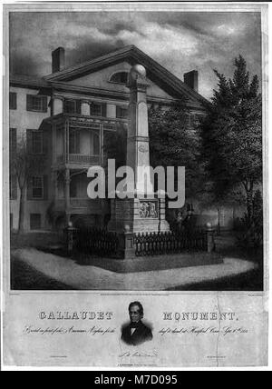 Thomas Hopkins Gallaudet, a pioneer in education for the deaf, is known ...