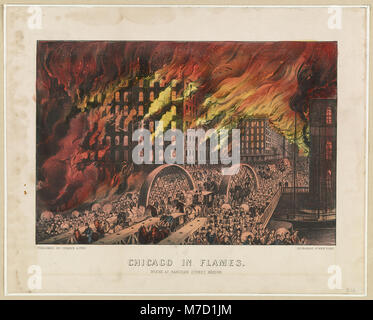 This historical photograph shows Randolph Street looking west from ...