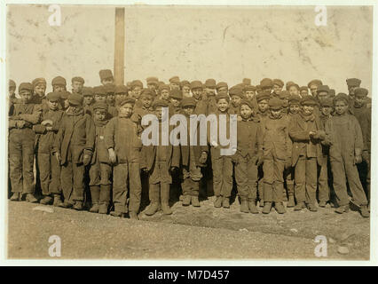 Breaker boys Hughestown Borough Coal mine industry portrait group USA ...