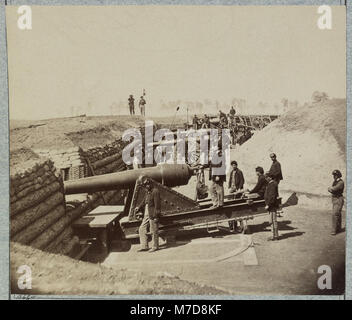 Fort Brady, located near Dutch Gap Canal on the James River in Virginia ...
