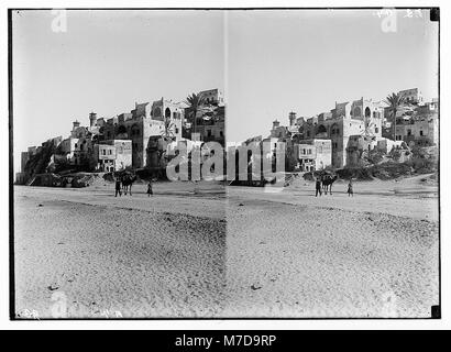 A view of Jaffa (also known as Joppa), showing the city surrounded by ...
