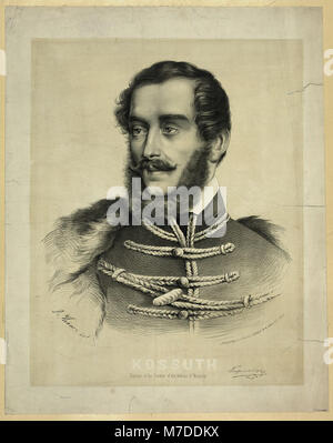 This is a portrait of Lajos Kossuth, a key figure in Hungarian history ...