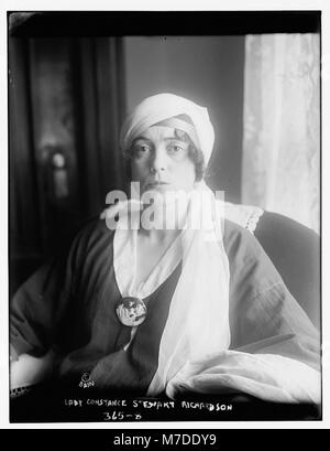 This portrait captures Lady Constance Richardson, a historical figure ...