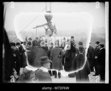 Photograph of the laying of the cornerstone for the Lincoln Memorial in ...