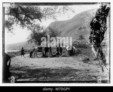 Magdala, an ancient town near the Sea of Galilee, is depicted here ...