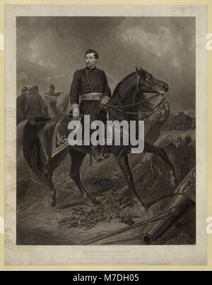 Major Gen. George B. McClellan. On the Battle Field of Antie Stock ...