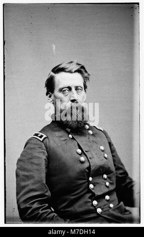 This photograph of Major General Jefferson C. Davis captures a ...