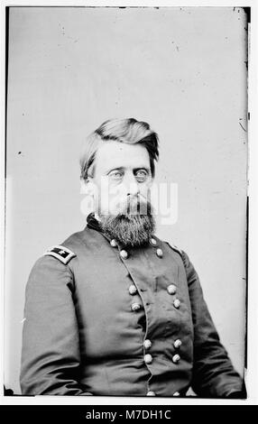 This photograph of Major General Jefferson C. Davis captures a ...