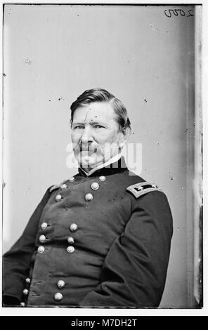 A portrait of Major General Robert C. Schenck, a U.S. Army officer and ...