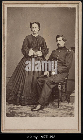 A portrait of Major General George Brinton McClellan, a key Union ...