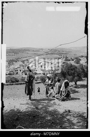 A view of the Mount of Olives and Bethany in Jerusalem, photographed ...