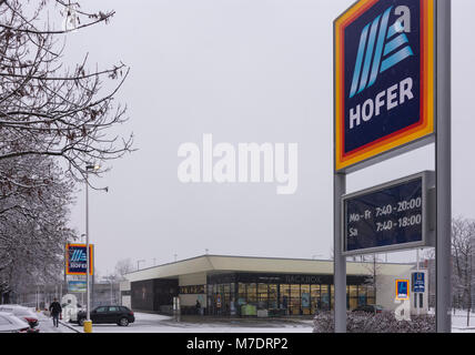 Hofer supermarket, Austria, Wien 20., Wien, Vienna Stock Photo - Alamy