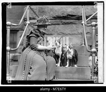 A portrait of Mrs. Walter R. Stimess, a historical figure captured in ...