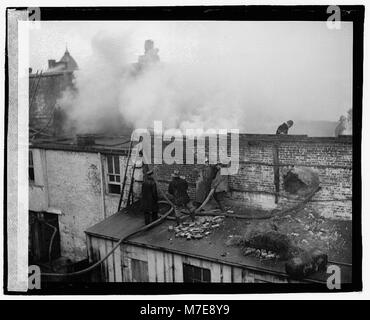 The image captures the Nixon Brewer fire that occurred at the ...