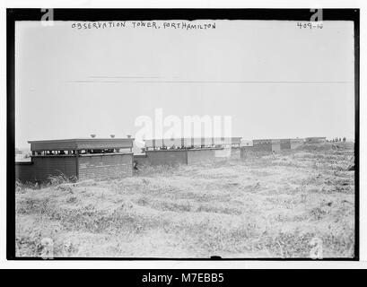 Observation tower, Fort Hamilton Stock Photo - Alamy