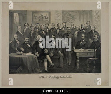 Our presidents. 1789-1881 Stock Photo - Alamy
