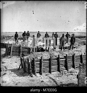 Petersburg, Va. Breastworks of the Confederate Fort Mahone ("Fort ...