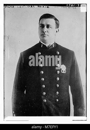 A portrait of Charles Becker, an American police officer known for his ...