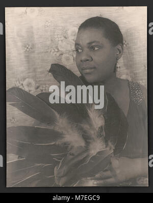 A portrait of Bessie Smith, renowned American blues singer, showcasing ...