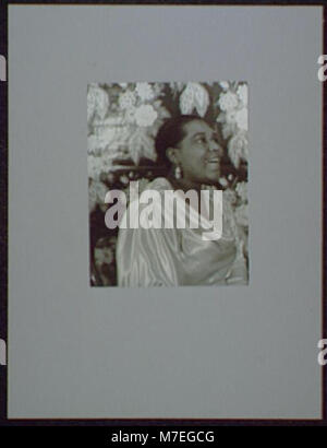 A portrait of Bessie Smith, renowned American blues singer, known for ...
