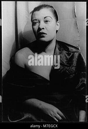 A portrait of Billie Holiday, an iconic American jazz and blues singer ...