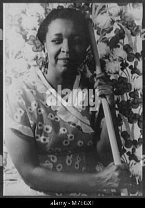 Portrait of Ethel Waters, a renowned African American singer and ...