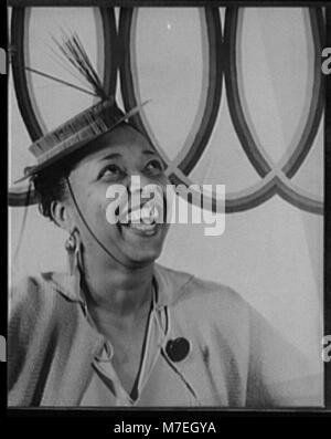 A portrait of Ethel Waters, an iconic American singer and actress known ...