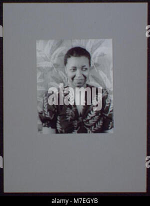 A portrait of Ethel Waters, the famous American singer and actress. The ...