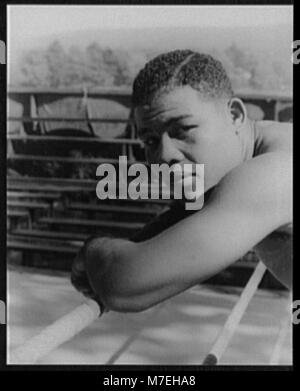 Portrait of legendary boxer Joe Louis at Greenwood Lake, New York ...