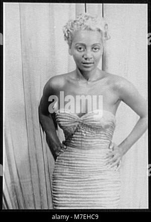 A portrait of Joyce Bryant, an American singer and actress known for ...