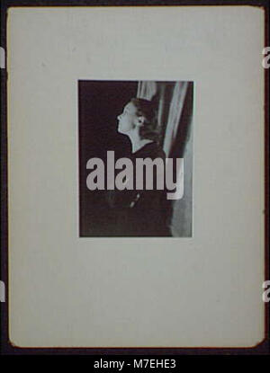 A portrait of Katharine Cornell, a renowned American actress known for her contributions to ...