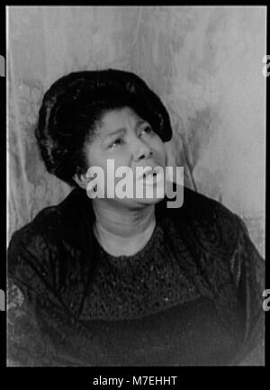 A portrait of Mahalia Jackson, one of the most influential gospel ...