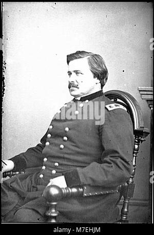 This portrait features Major General Alexander Stewart Webb in full ...