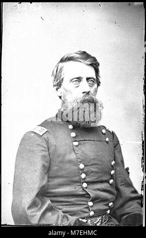 A portrait of Major General Jefferson C. Davis, showcasing his military ...