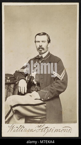Civil War veteran Private William Washington Nixon of Co. I, 2nd Pennsylvania Heavy Artillery ...
