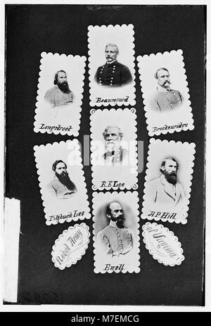 This photograph depicts General Fitzhugh Lee, a Confederate officer ...
