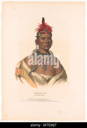 Chono-ca-pe an Otto chief Stock Photo - Alamy