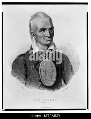 Image of Red Jacket, a Seneca war chief, depicted on stone by Corbould ...