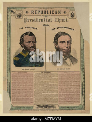 Republican presidential chart Stock Photo - Alamy