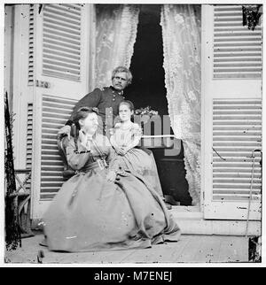 Richmond, Virginia. Gen. Edward O.C. Ord, wife and child at the ...