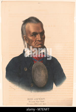 Portrait of Native American warrior Red Pen , USA Stock Photo - Alamy