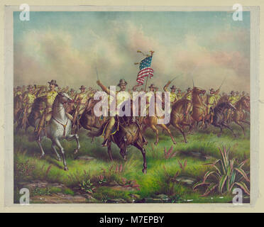 Theodore Roosevelt's 'Rough Riders', 1898 Stock Photo - Alamy