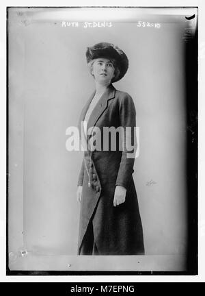 Ruth St. Denis, an influential modern dancer, is captured in a Greek ...