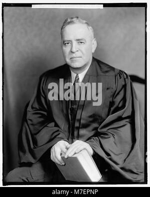 A portrait of Wiley Rutledge, an American judge known for his time as ...