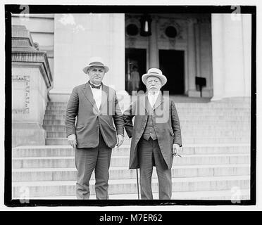 This portrait of Samuel Gompers, a prominent labor leader, emphasizes ...