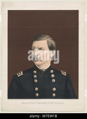 Major General George B. McClellan, a key figure in the American Civil ...