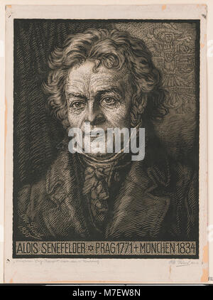 Alois Senefelder inventor of lithography Stock Photo - Alamy