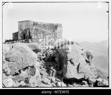 A photograph of Jebel Mousa (Mount Sinai) in the Sinai Peninsula, Egypt ...